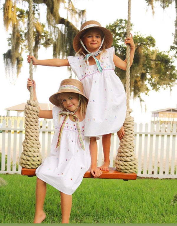 Signature Chicken Dress - Hibiscus Linens